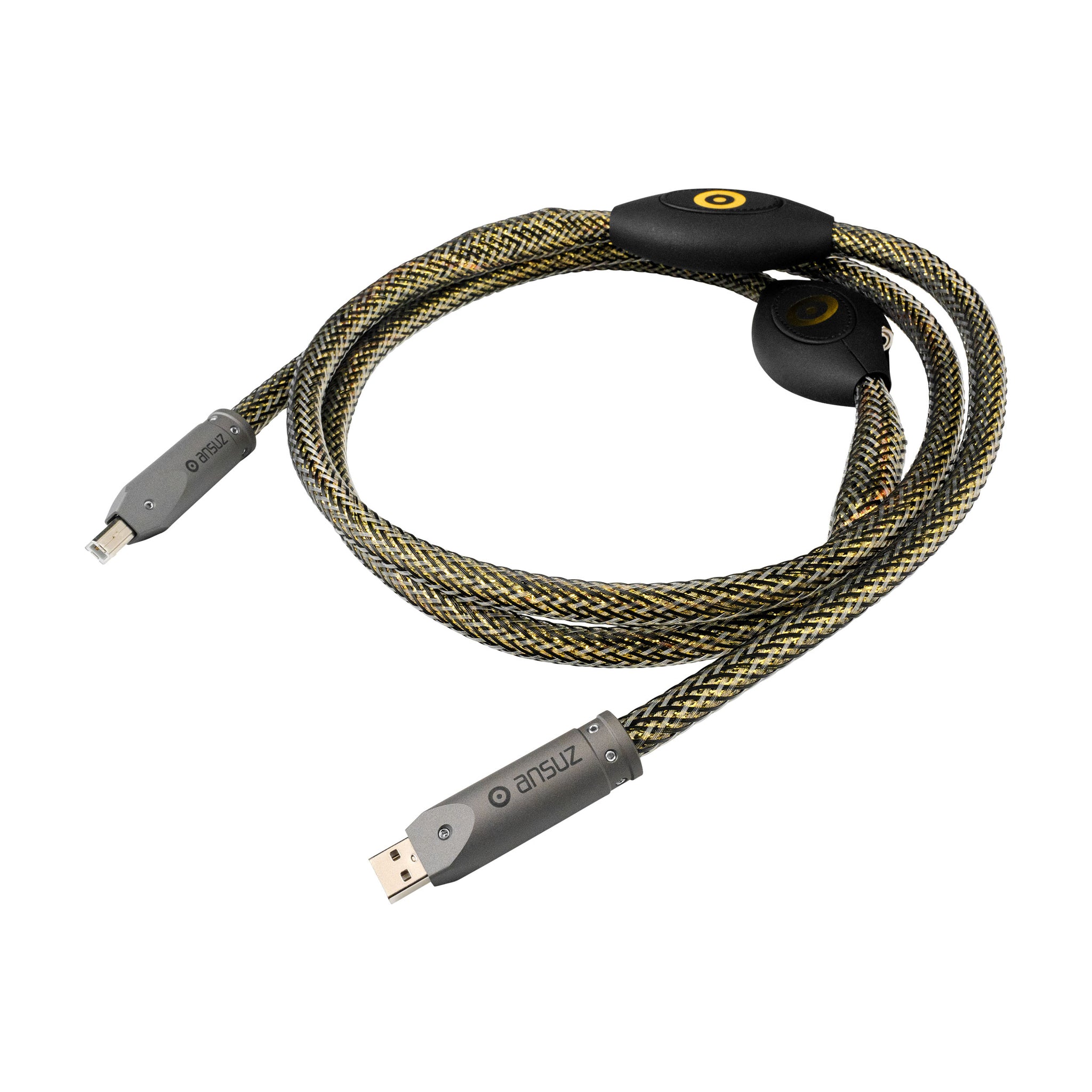 Ansuz USB D-TC3 Gold Signature 2.0M - USB-kabel - Lydspecialisten